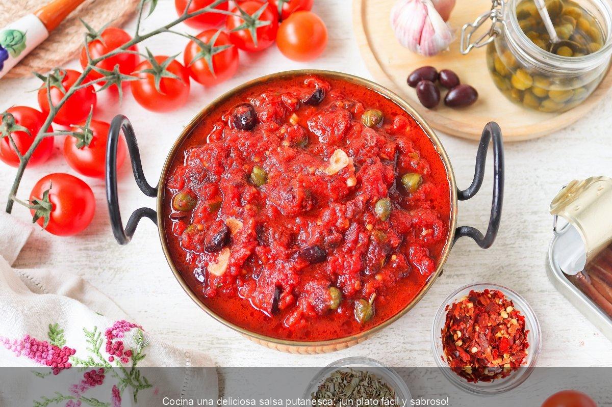 Cocina una deliciosa salsa putanesca: ¡un plato fácil y sabroso ...
