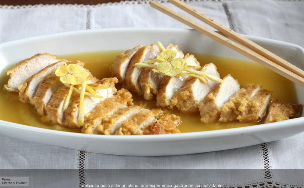 ¡delicioso pollo al limón chino: una experiencia gastronómica inolvidable! - Victors Alta Cocina